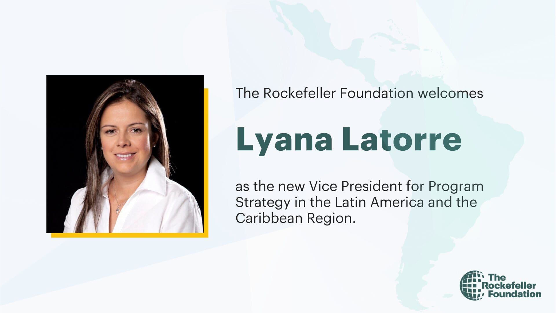 Rockefeller Foundation Announces New Vice President for Latin America ...